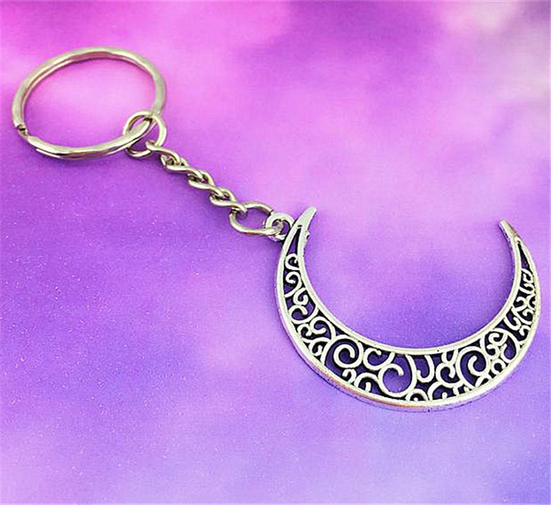 Crescent Moon Keychain – Salem Online